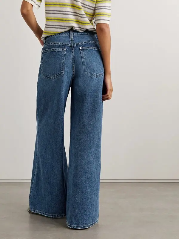 TWP Tall Tiny Dancer High-rise Wide-leg Jeans