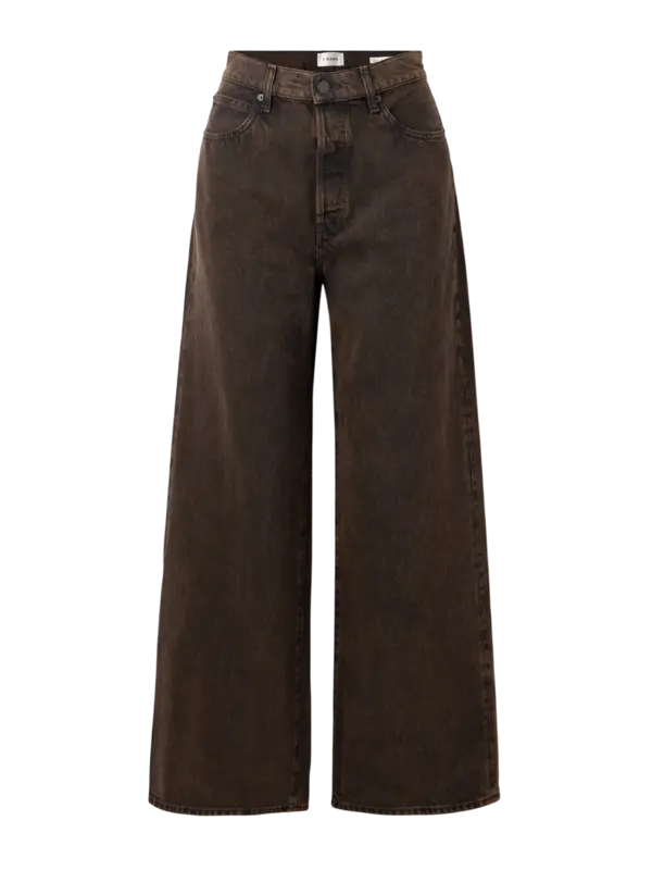 FRAME The Collegiate High-rise Wide-leg Jeans