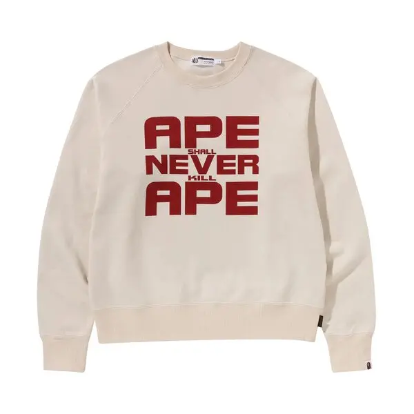 A BATHING APE Ape Shall Never Kill Ape Crewneck