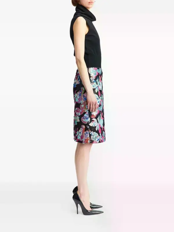 16Arlington Elice Sequinned Midi Skirt