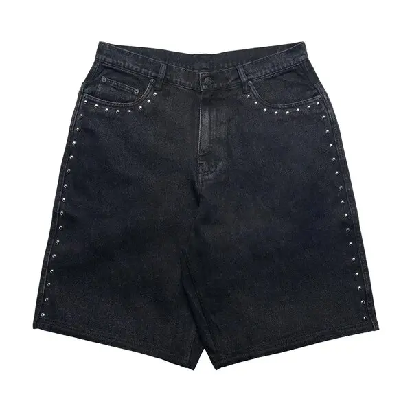 PLEASURES Lucky Studded Jorts