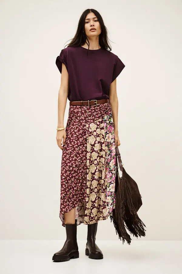 Ba&sh Ilixia Midi Skirt