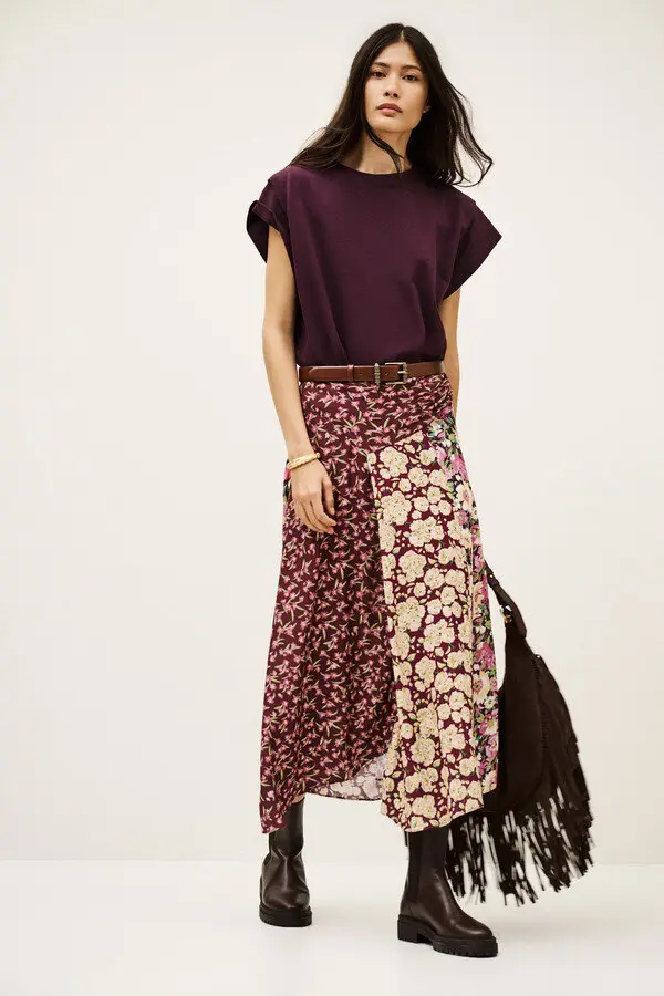 Ba&sh Ilixia Midi Skirt