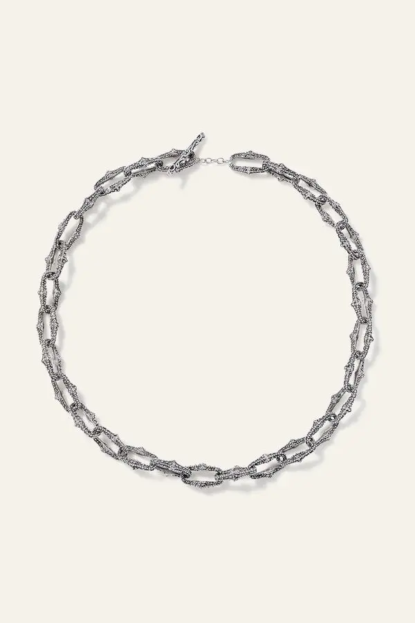 Ba&sh Diana Link Necklace - Gray