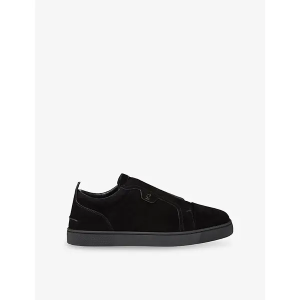 CHRISTIAN LOUBOUTIN St Louis Suede Trainers - Black