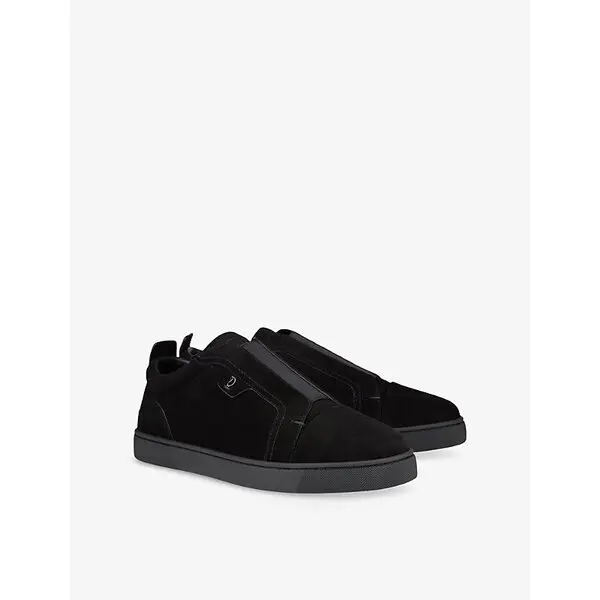 CHRISTIAN LOUBOUTIN St Louis Suede Trainers - Black