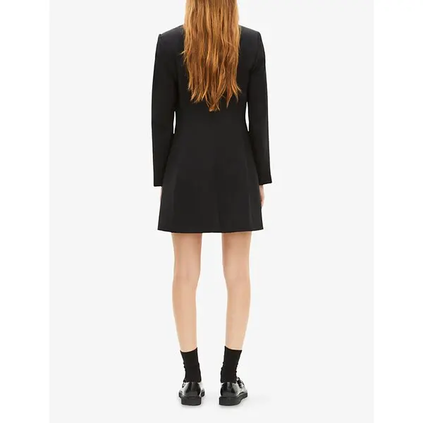 The Kooples Tailored Mini Wool Blazer Dress