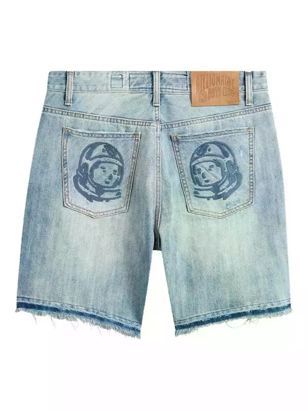 BILLIONAIRE BOYS CLUB Distressed Denim Shorts