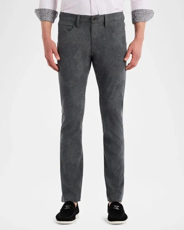 Robert Graham Alton Tonal Paisley Five-pocket Pants