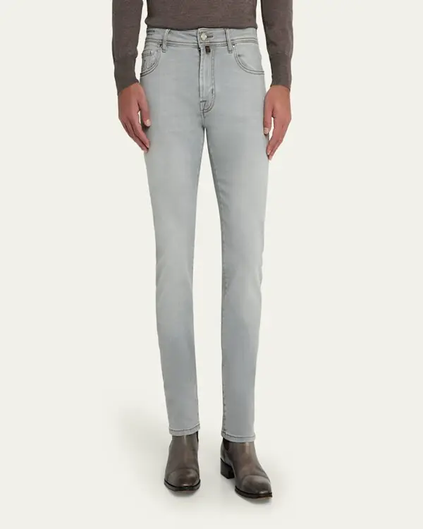 JACOB COHЁN Bard Slim-fit Jeans - Gray