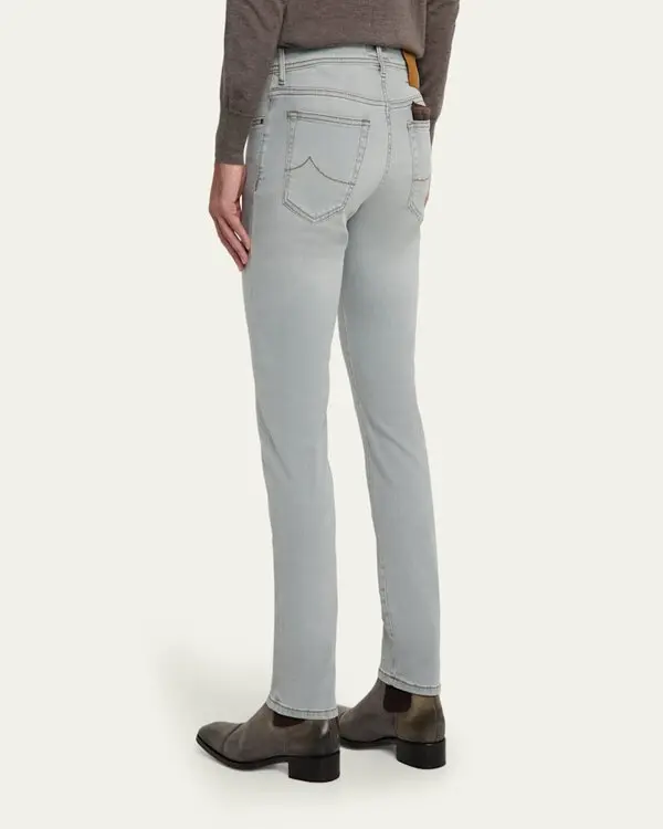 JACOB COHЁN Bard Slim-fit Jeans - Gray
