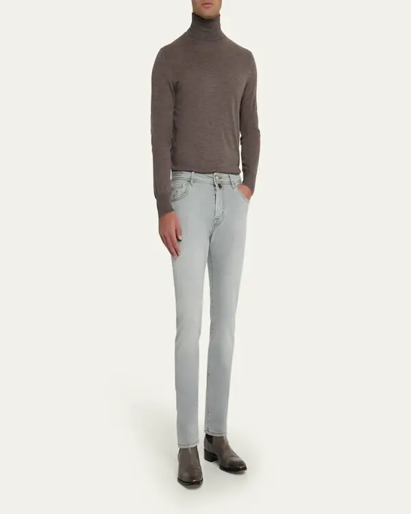 JACOB COHЁN Bard Slim-fit Jeans - Gray