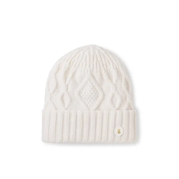 Bogner Jamila Knitted Cashmere Hat - Off-white