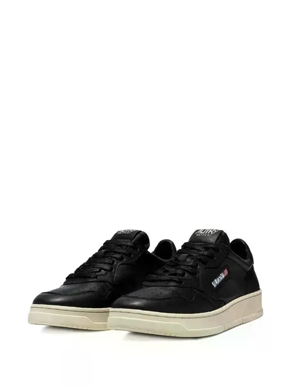 AUTRY Medalist Leather Sneakers - Black