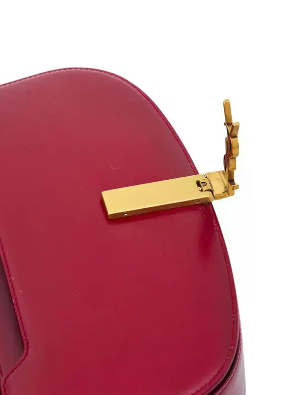 Saint Laurent Voltaire Calfskin Shoulder Bag - Red