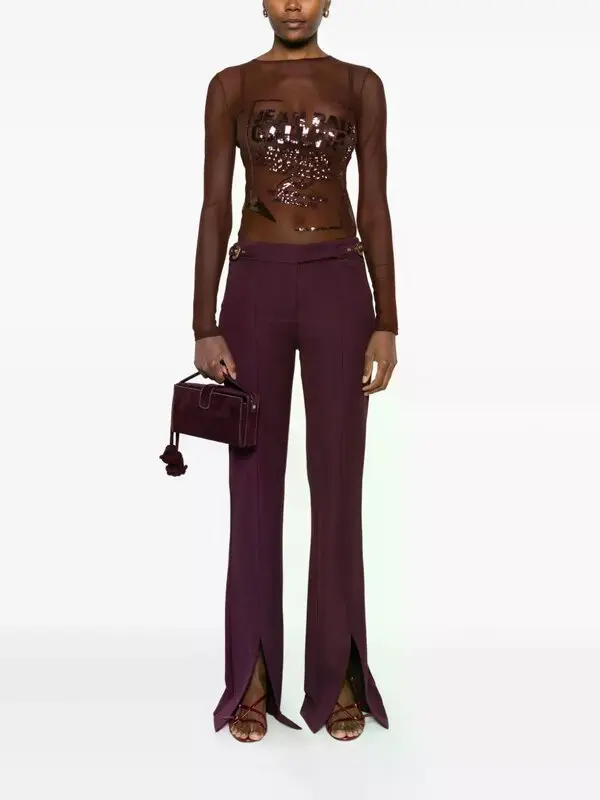 Versace Split-hem Trousers