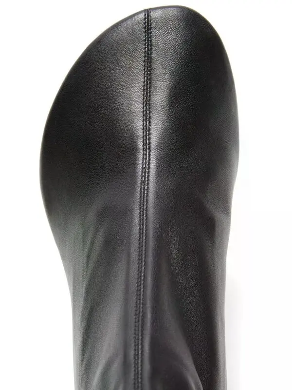 Acne Studios Leather Stiletto Boots - Black
