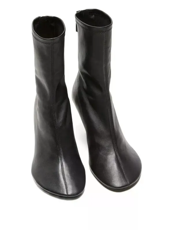Acne Studios Leather Stiletto Boots - Black