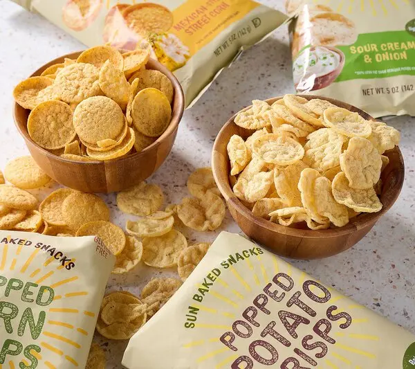 SUN BAKED SNACKS 5oz Bags Of Popped Crisps - One-color