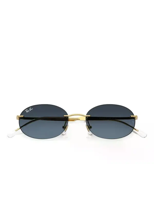 Ray-ban Oval-frame Rimless Sunglasses