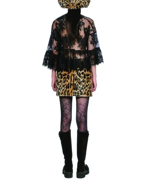 Anna Sui Victorian Lace V-neck Top