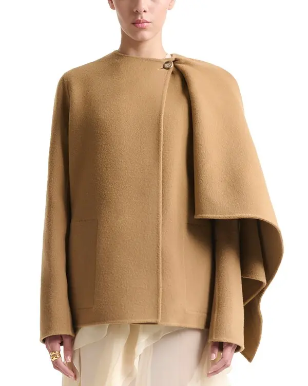 Altuzarra Dak Convertible Coat - Saddle
