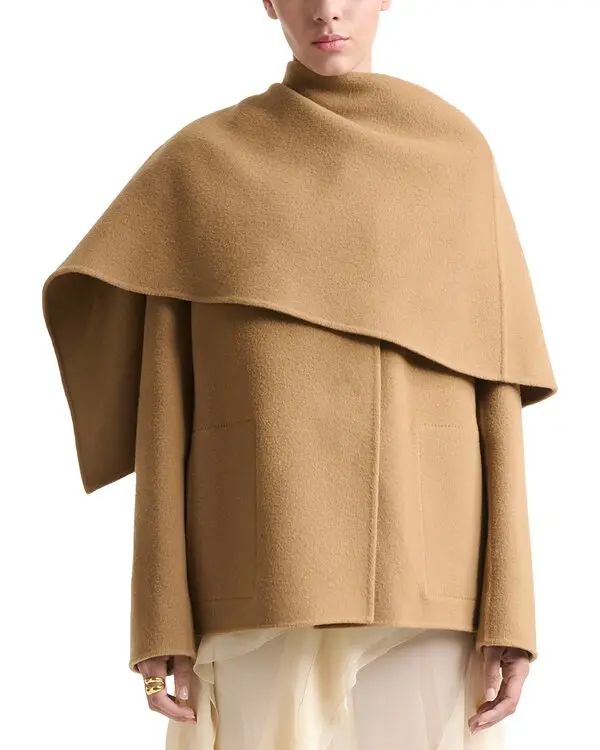 Altuzarra Dak Convertible Coat - Saddle