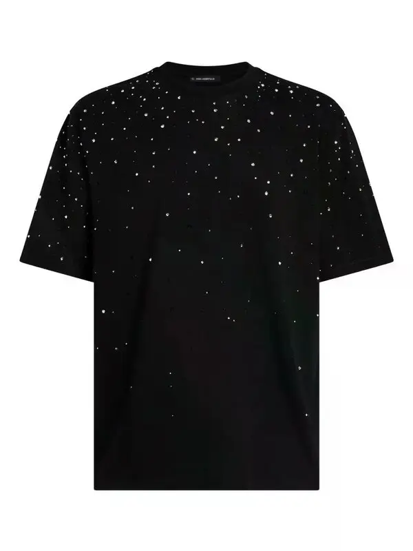 Karl Lagerfeld Rhinestone-embellished T-shirt