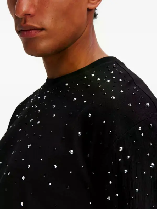 Karl Lagerfeld Rhinestone-embellished T-shirt