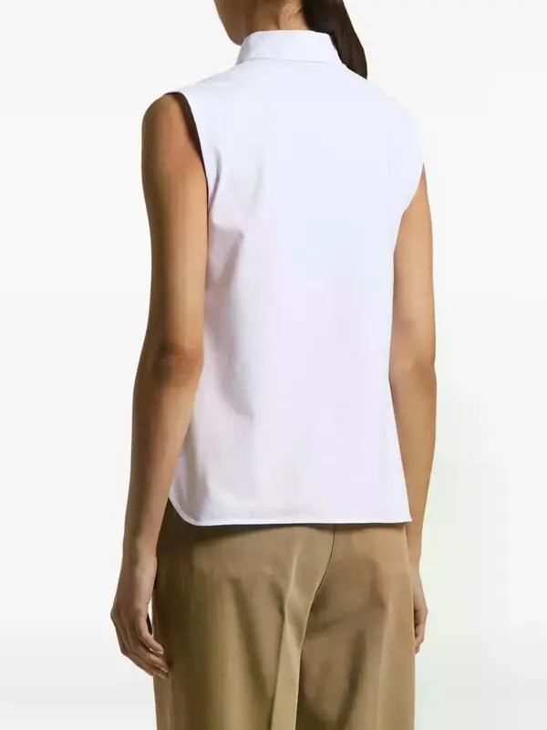 Peserico Sleeveless Collared Shirt