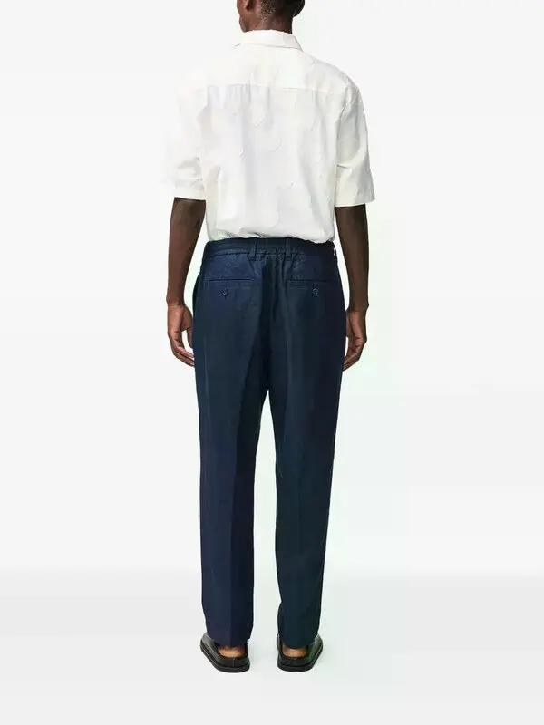 Nn07 Pleated Elastic-waist Trousers