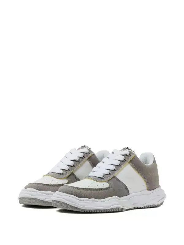 Mihara Yasuhiro Wayne Panelled Wave-sole Sneakers