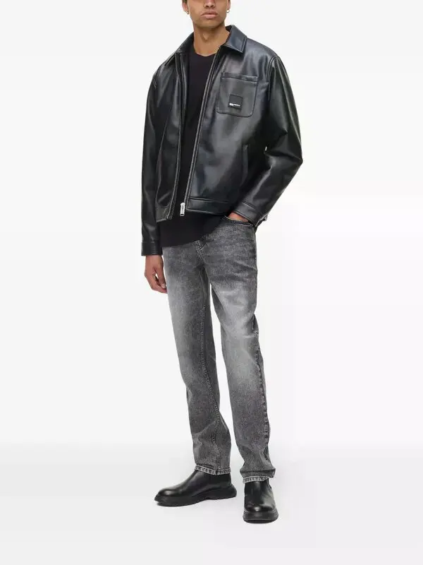 Karl Lagerfeld Stretch-cotton Straight Leg Jeans