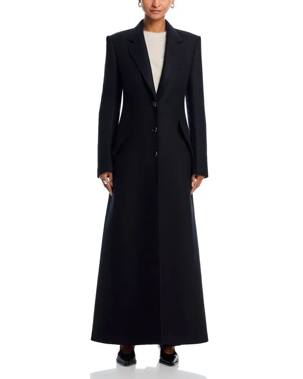 Helmut Lang Apex Sculpted Wool Blend Coat