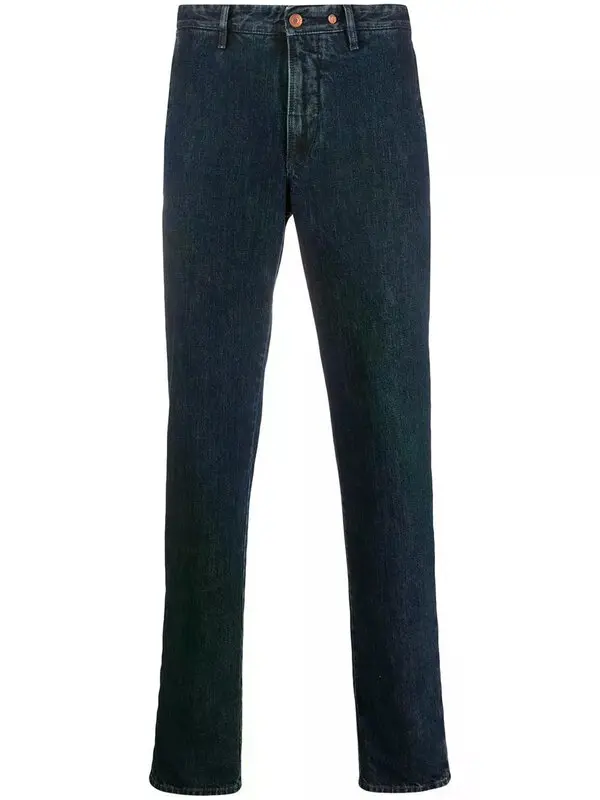 Incotex Relaxed-fit Straight-leg Jeans - Blue