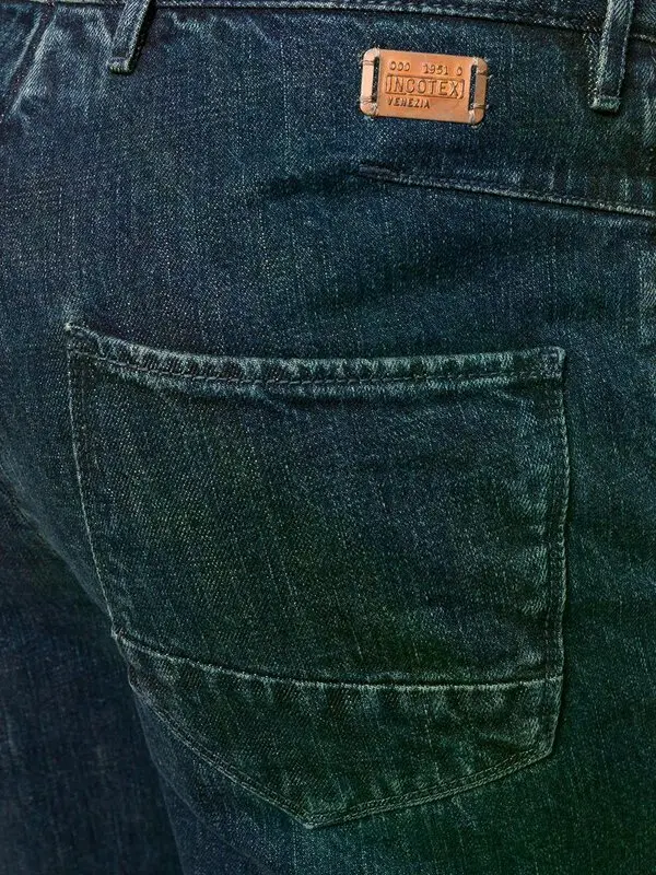 Incotex Relaxed-fit Straight-leg Jeans - Blue