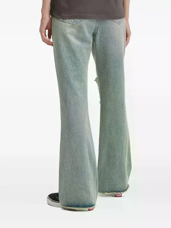 MUSIUM DIV. Lace-insert Flared Jeans