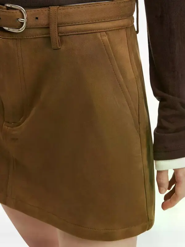 B+AB Belted Mini Skirt