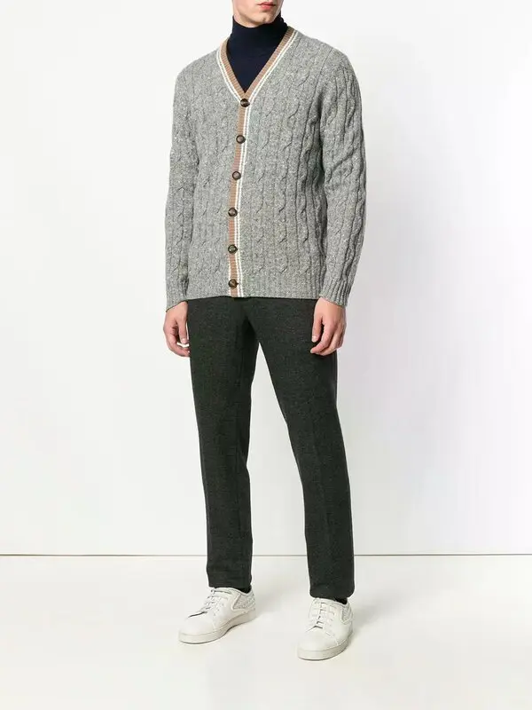 Incotex Straight Leg Trousers - Grey