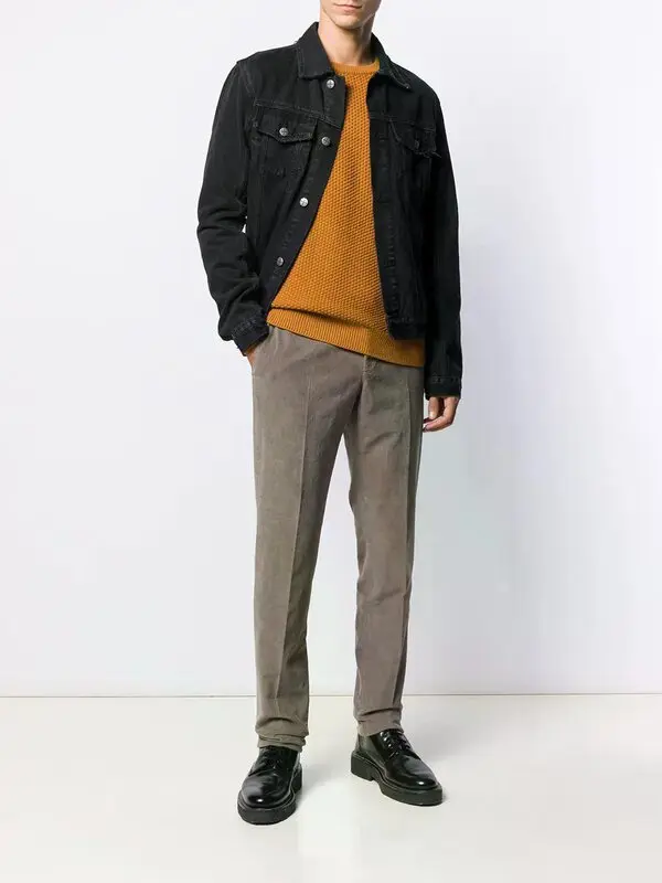 Incotex Straight Leg Corduroy Trousers
