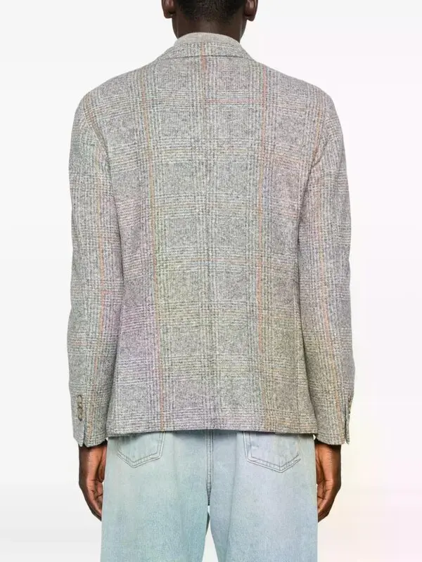 L.B.M. 1911 Checked Blazer - Grey