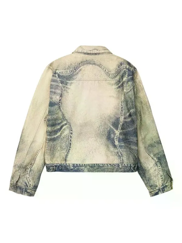 Camper Sand Blasted-effect Denim Jacket