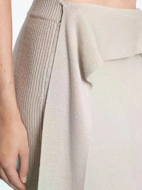 ENTIRE STUDIOS Layered Wrap Skirt