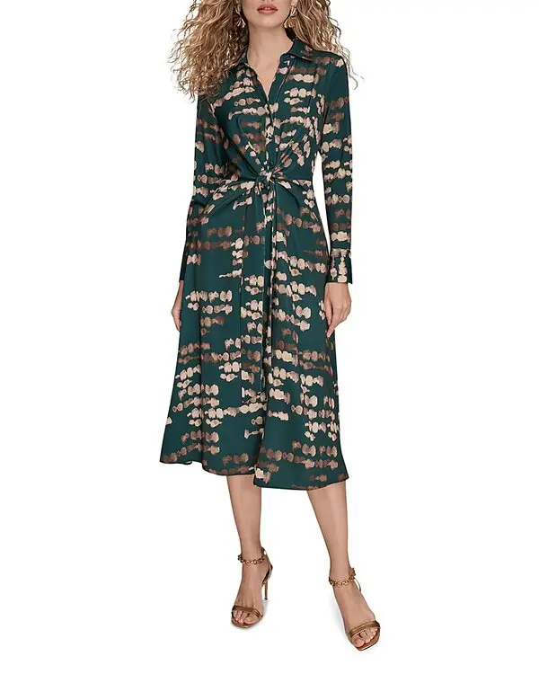 Donna Karan New York Satin Shirtdress