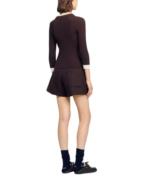 Sandro Rib Knit Sweater