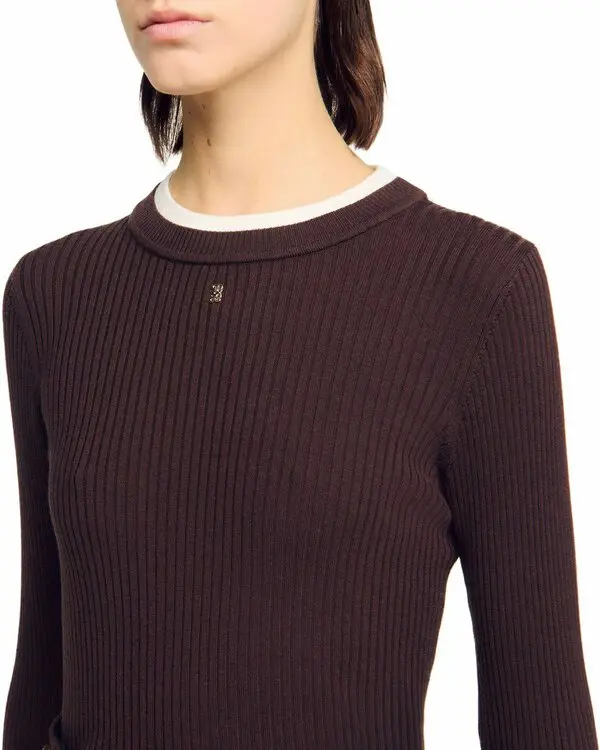 Sandro Rib Knit Sweater