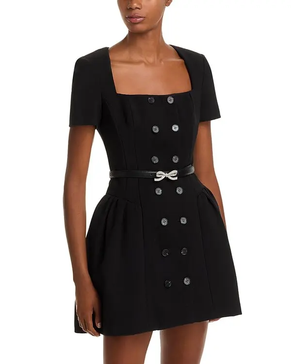 Crepe Mini Dress