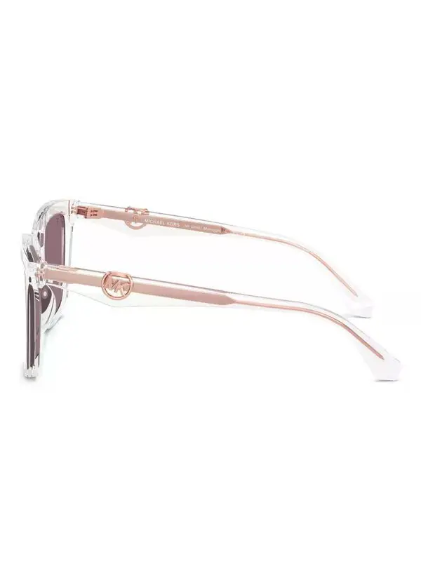 Michael Kors Logo Square Frame Sunglasses