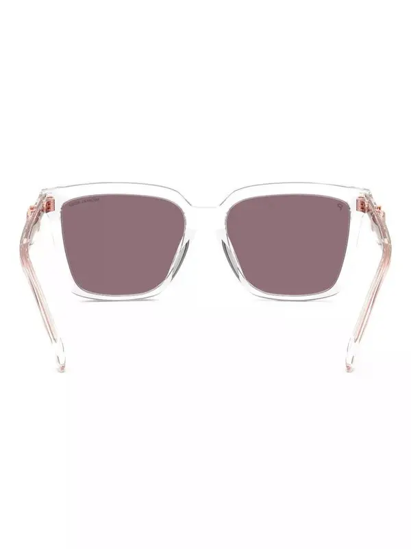 Michael Kors Logo Square Frame Sunglasses