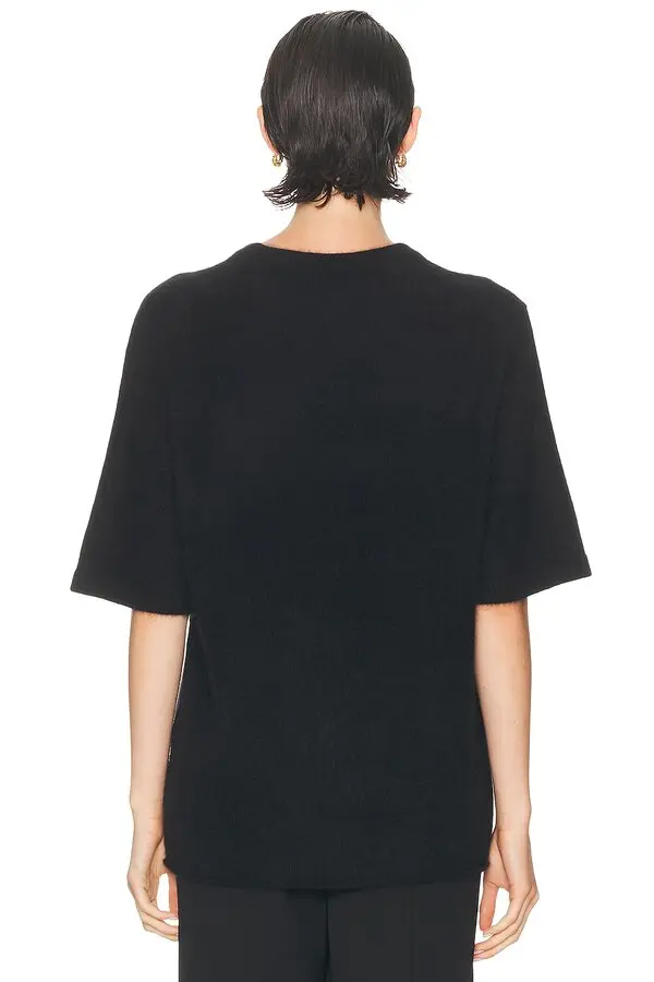 Loulou De Saison Raven Short Sleeve Sweater